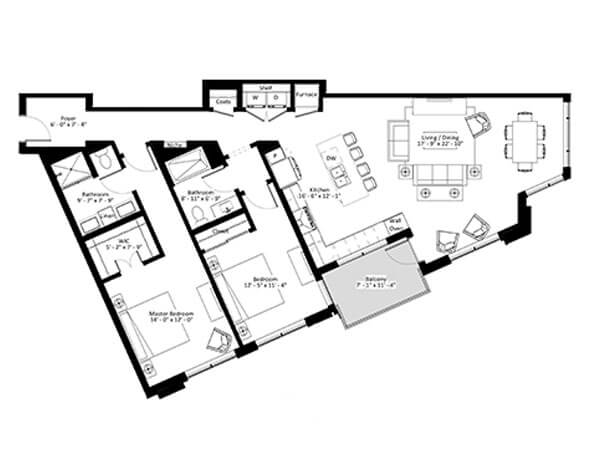 B9 Floor Plan | The Lorient